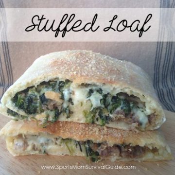 Easy on-the-go Meal: Stuffed Loaf from SportsMomSurvivalGuide.com