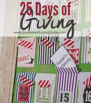 Spreading Holiday JOY with 25 Days of GIVING | | SportsMomSurvivalGuide.com