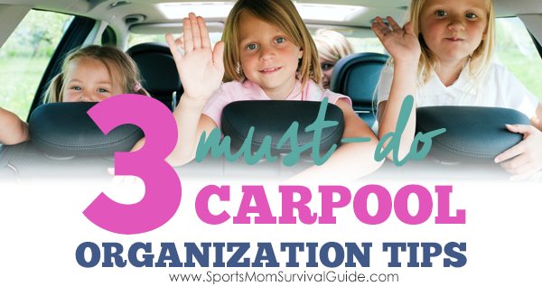3 Must-Do Carpool Organization Tips