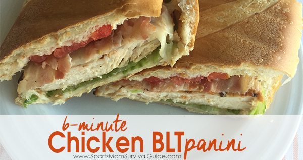 6-Minute Chicken BLT Panini