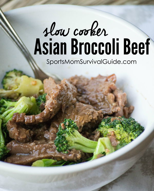 Slow Cooker Asian Broccoli Beef | Slow Cooker | SportsMomSurvivalGuide.com