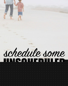 Schedule Some UNSCHEDULED Time | Time Management ...