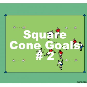Soccer Square Cone Goals # 2 Training Drill – Sports Mom Survival Guide